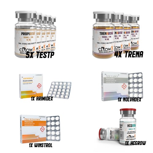 Basic Lean Muscle Cutting Cycle 1 (12 Week) - CrowXLabs - Steroid For